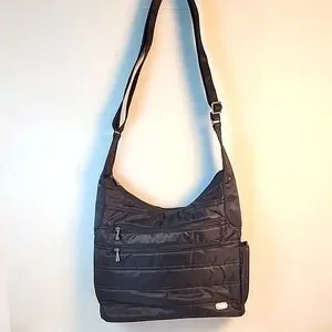 lug | Bags | Lug Cable Car Black Quilted Crossbody Bag | Poshmark
